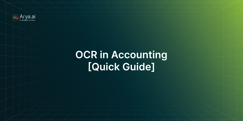 A Quick Guide on Leveraging OCR in Accounting